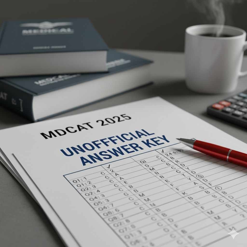 MDCAT 2025 Unofficial Answer Key